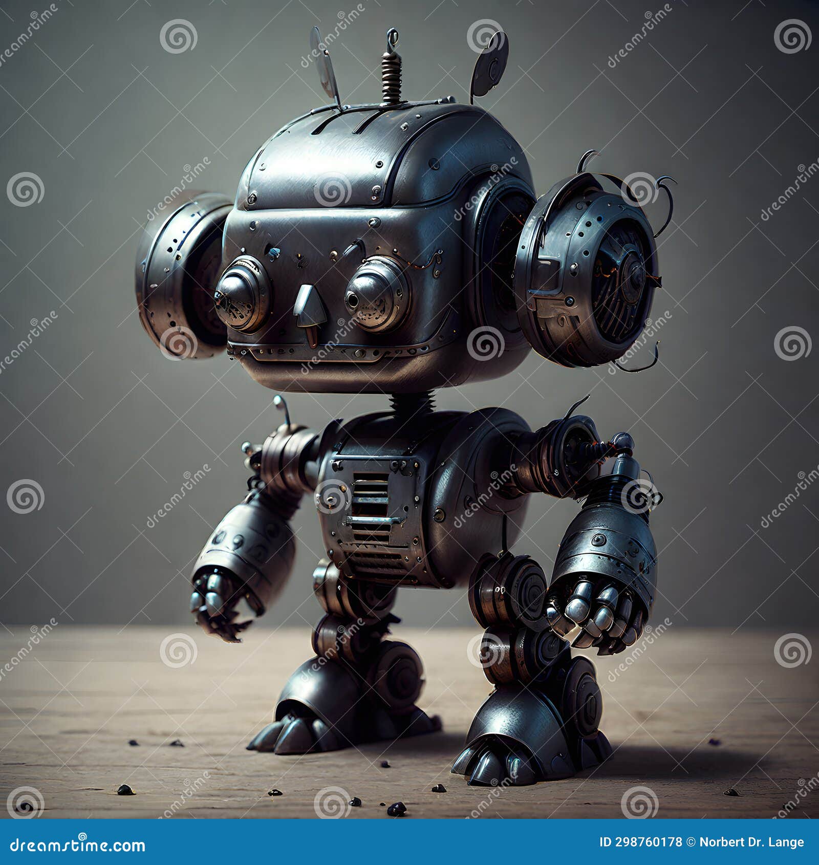 Heavy Humanoid Robot, AI-generatet Stock Photo - Image of heavy ...