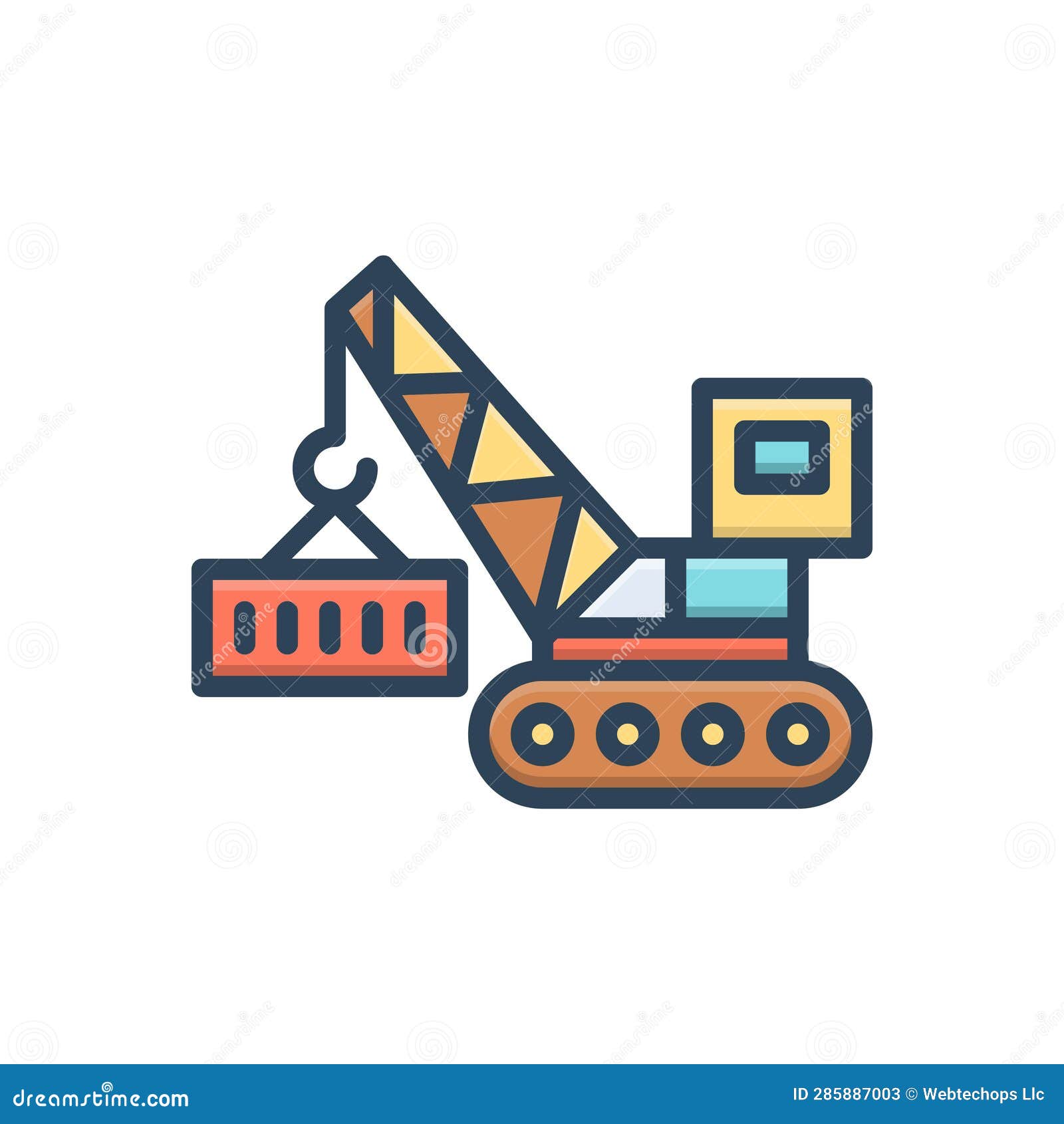 Color Illustration Icon for Heavy, Weighty and Goods Stock Vector ...