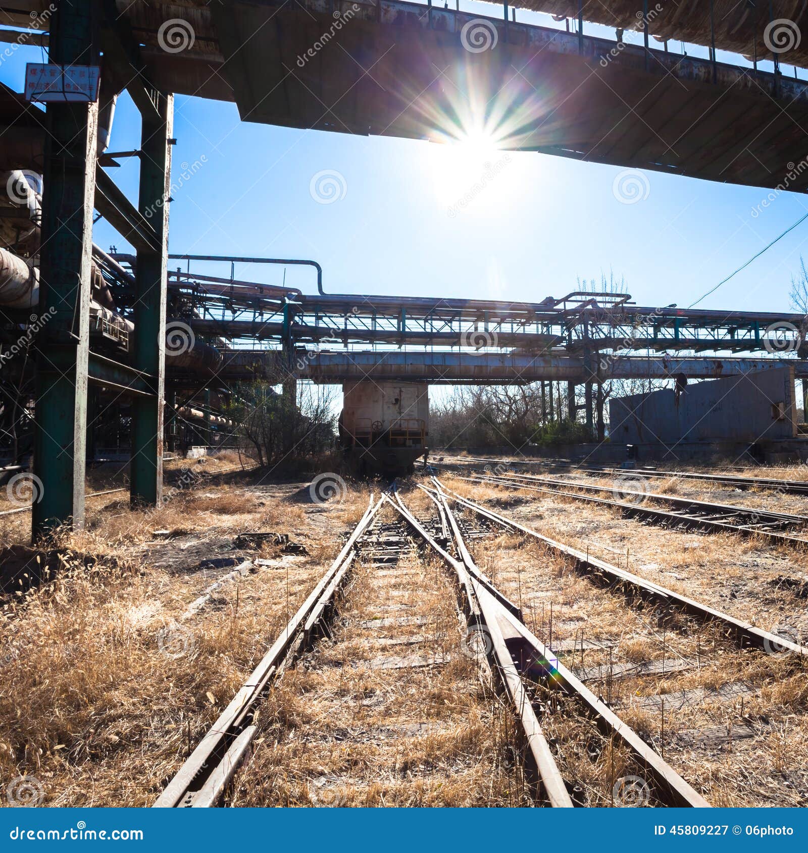 Heavy Industry Factory Pipelines Stock Image - Image of building ...
