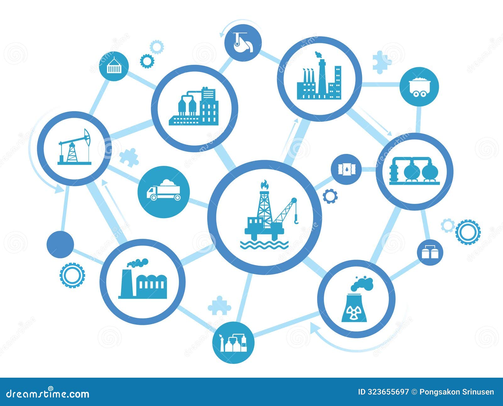 Heavy Industry Icon Concept. Vector Illustration EPS 10 Stock Vector ...