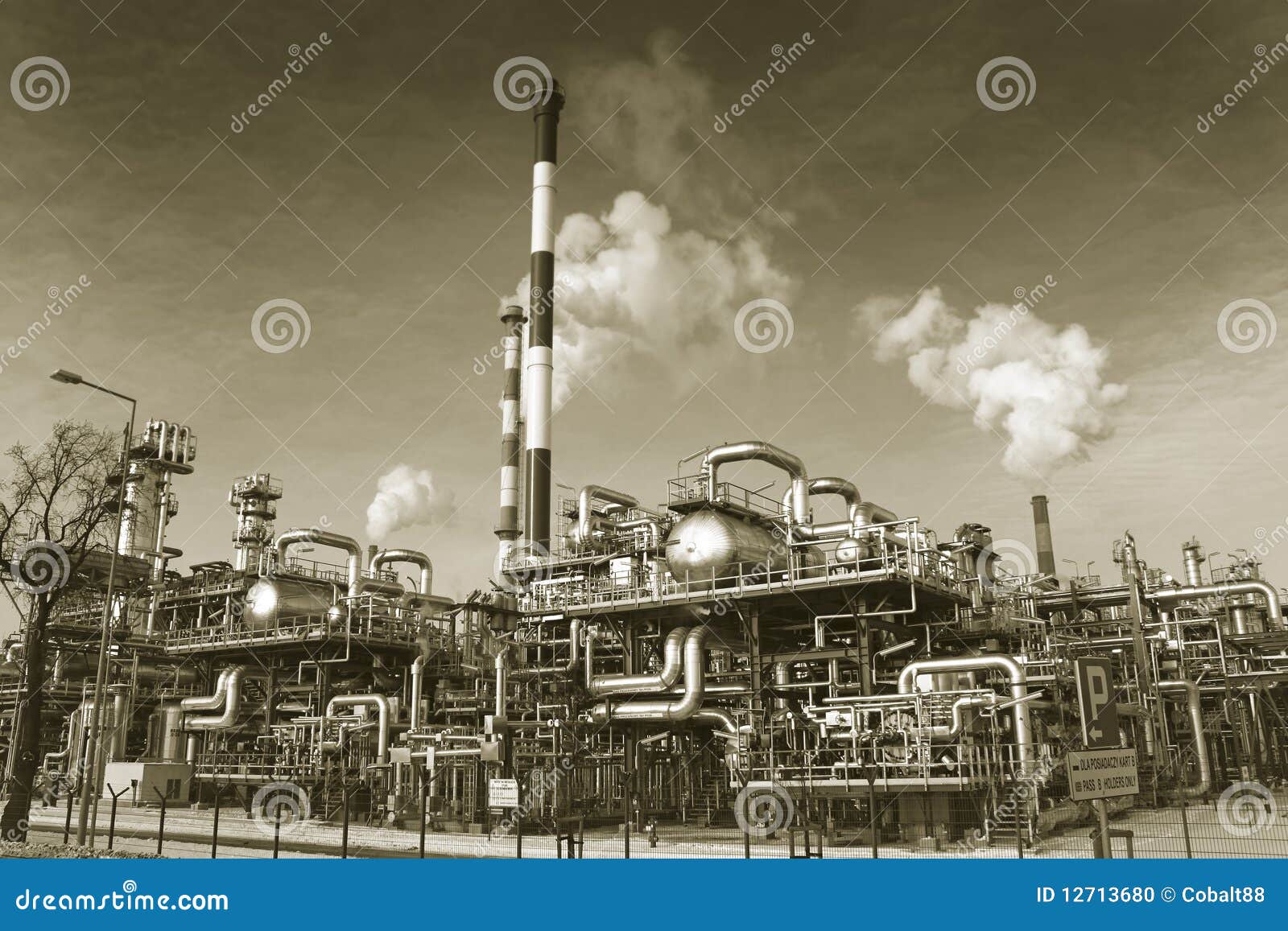 Heavy Industry Installation Stock Photo - Image of installation, white ...