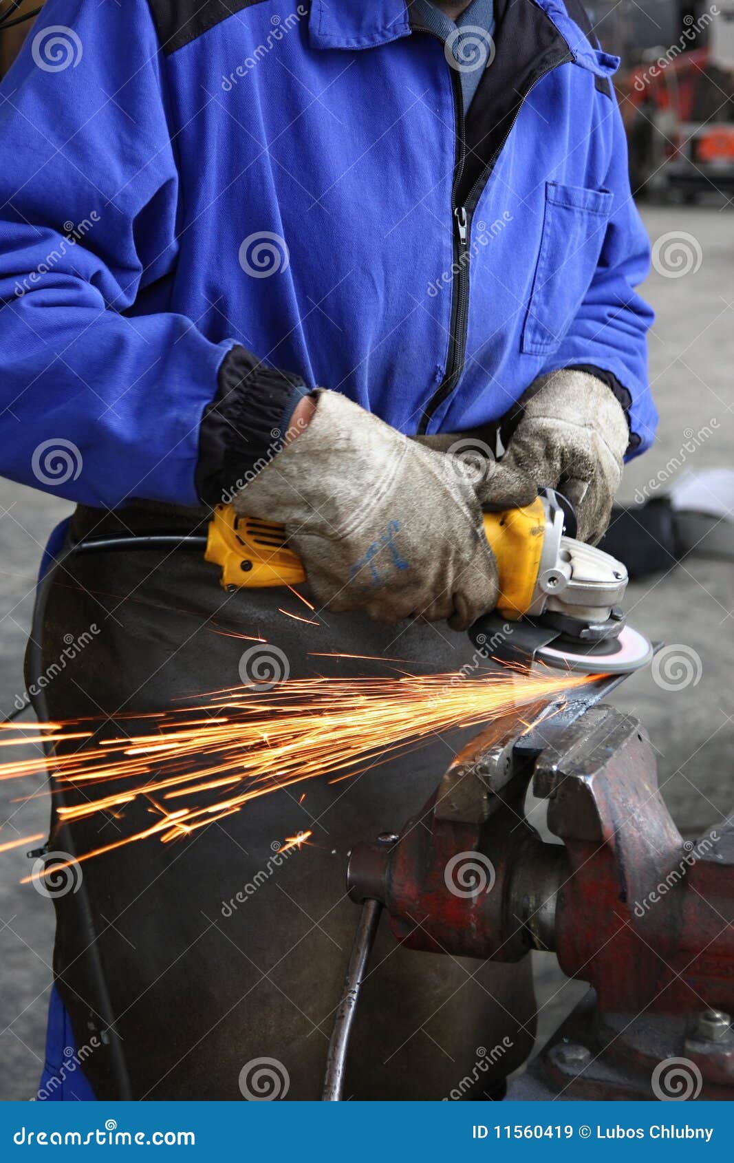 Heavy Industry Manual Worker Stock Image - Image of power, industrial ...