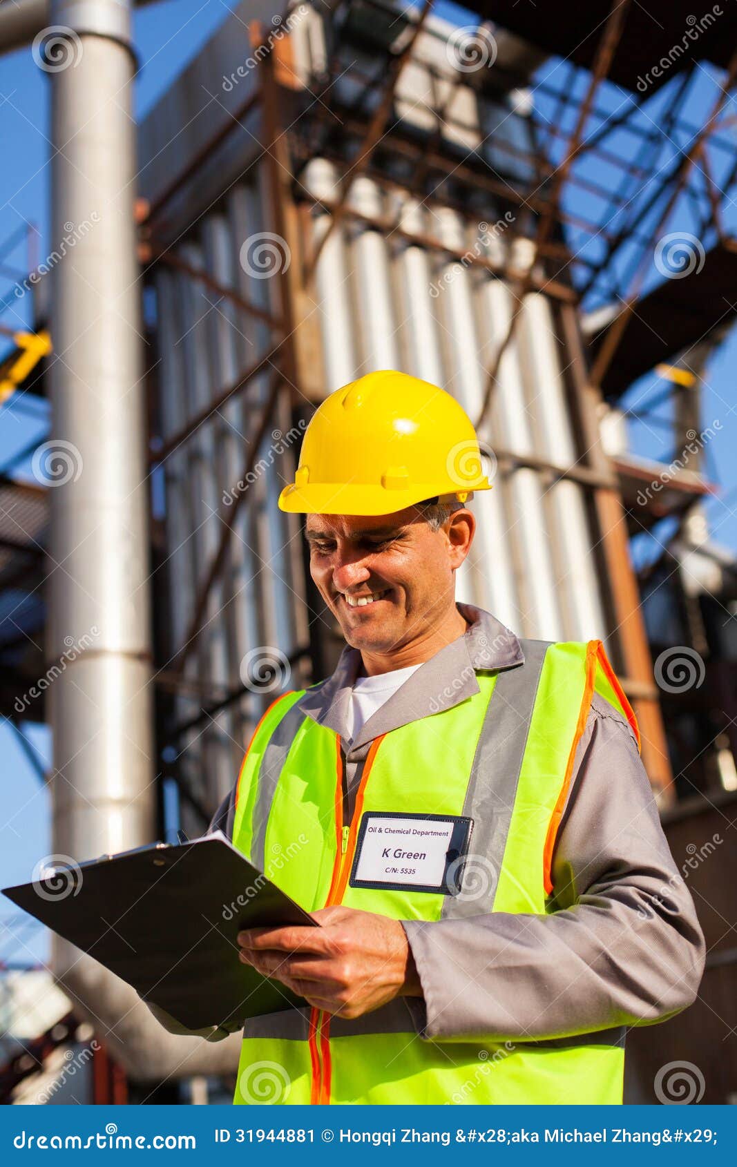 Heavy industry worker stock image. Image of male, fuel - 31944881