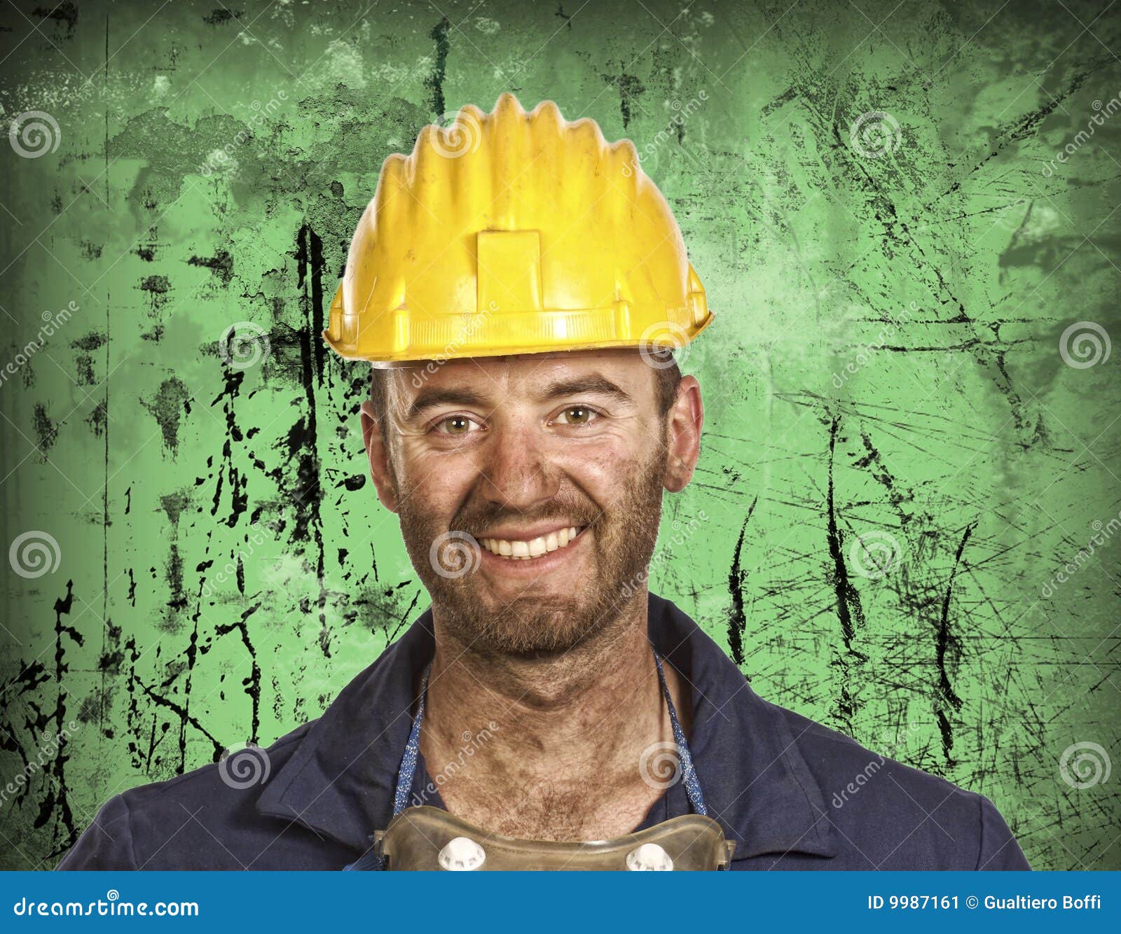 Heavy Industry Worker Portrait Stock Image - Image of foreman, strong ...