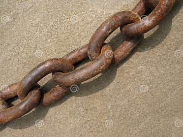 Heavy iron chain stock photo. Image of link, iron, chain - 6014020