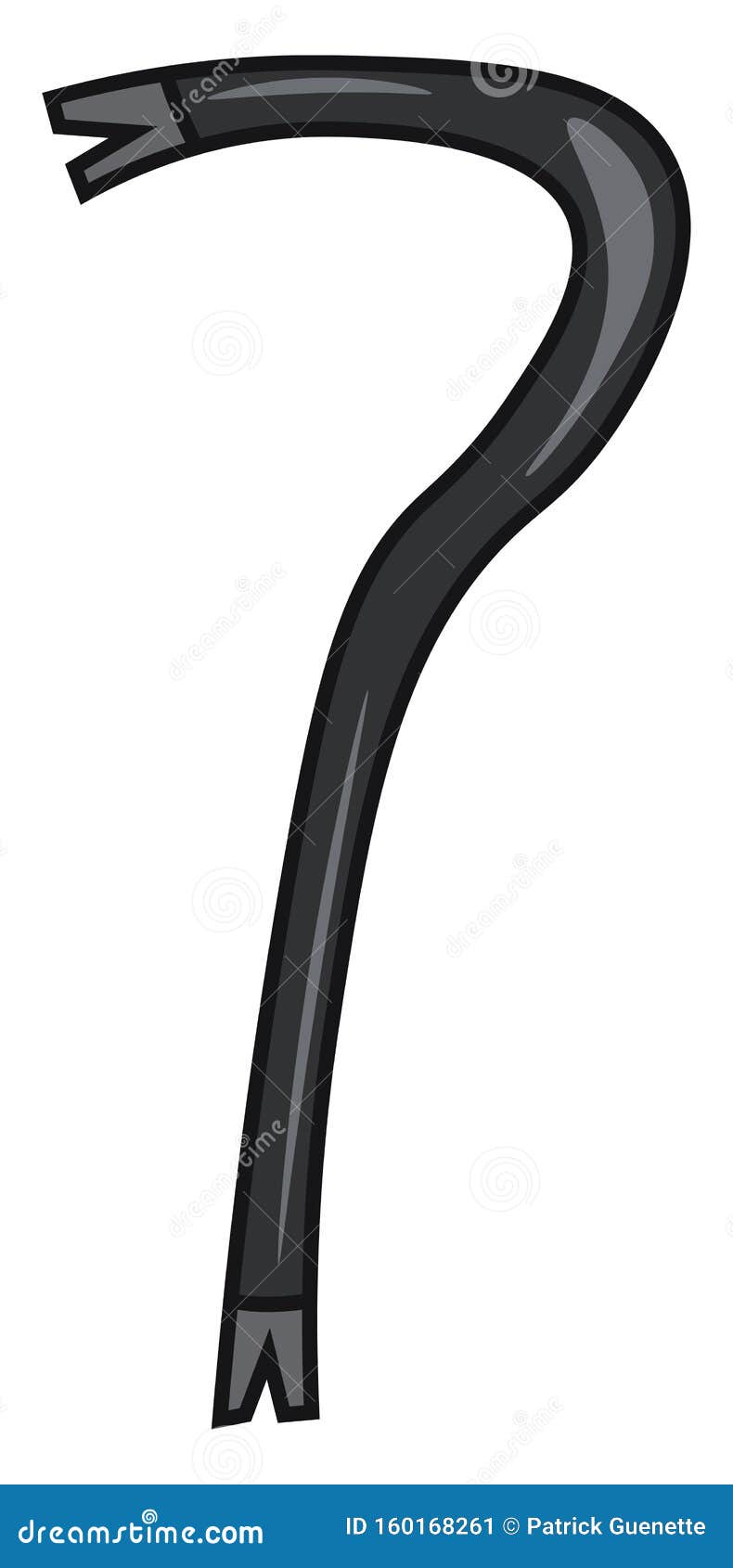 A Crowbar, Vector Or Color Illustration | CartoonDealer.com #160168261