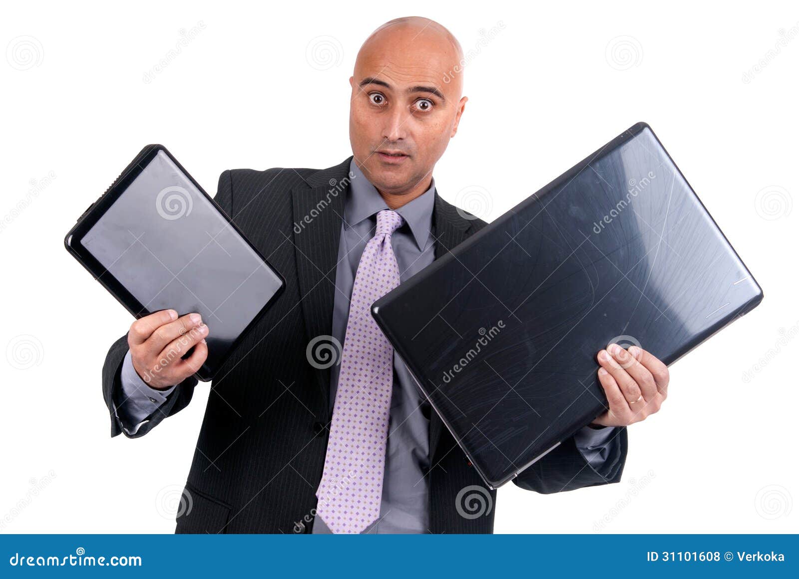 Heavy laptops stock photo. Image of business, businessman - 31101608