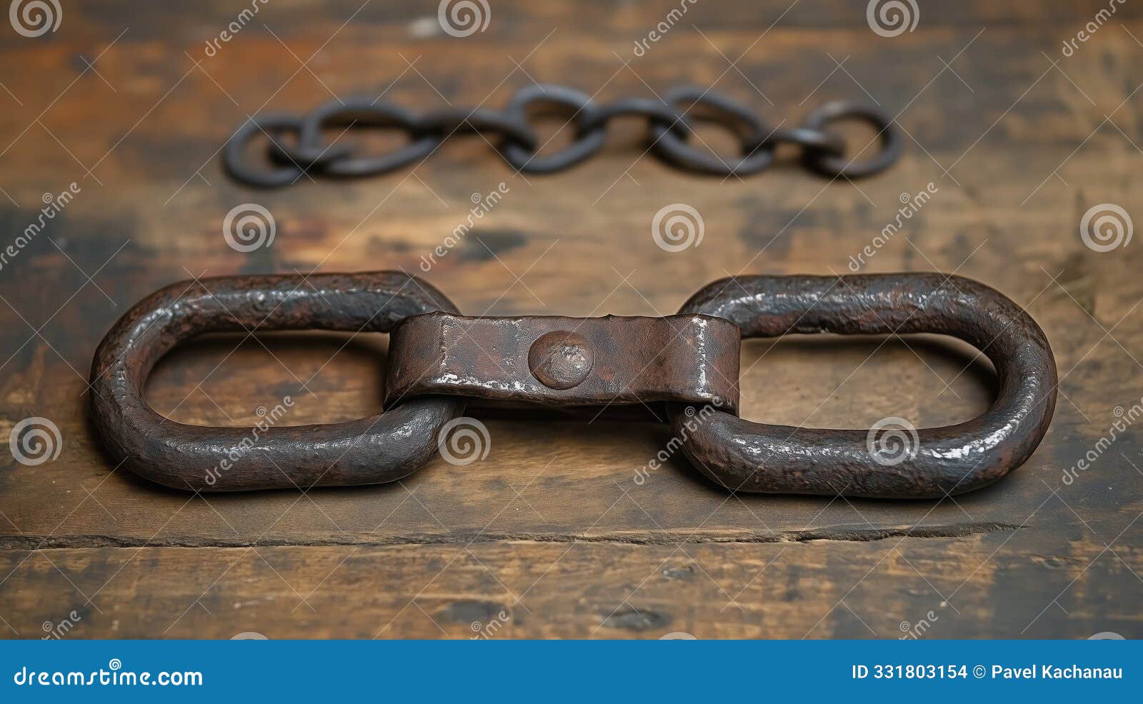 Heavy Leg Irons Used For Confinement Sit On A Rustic Wooden Table ...