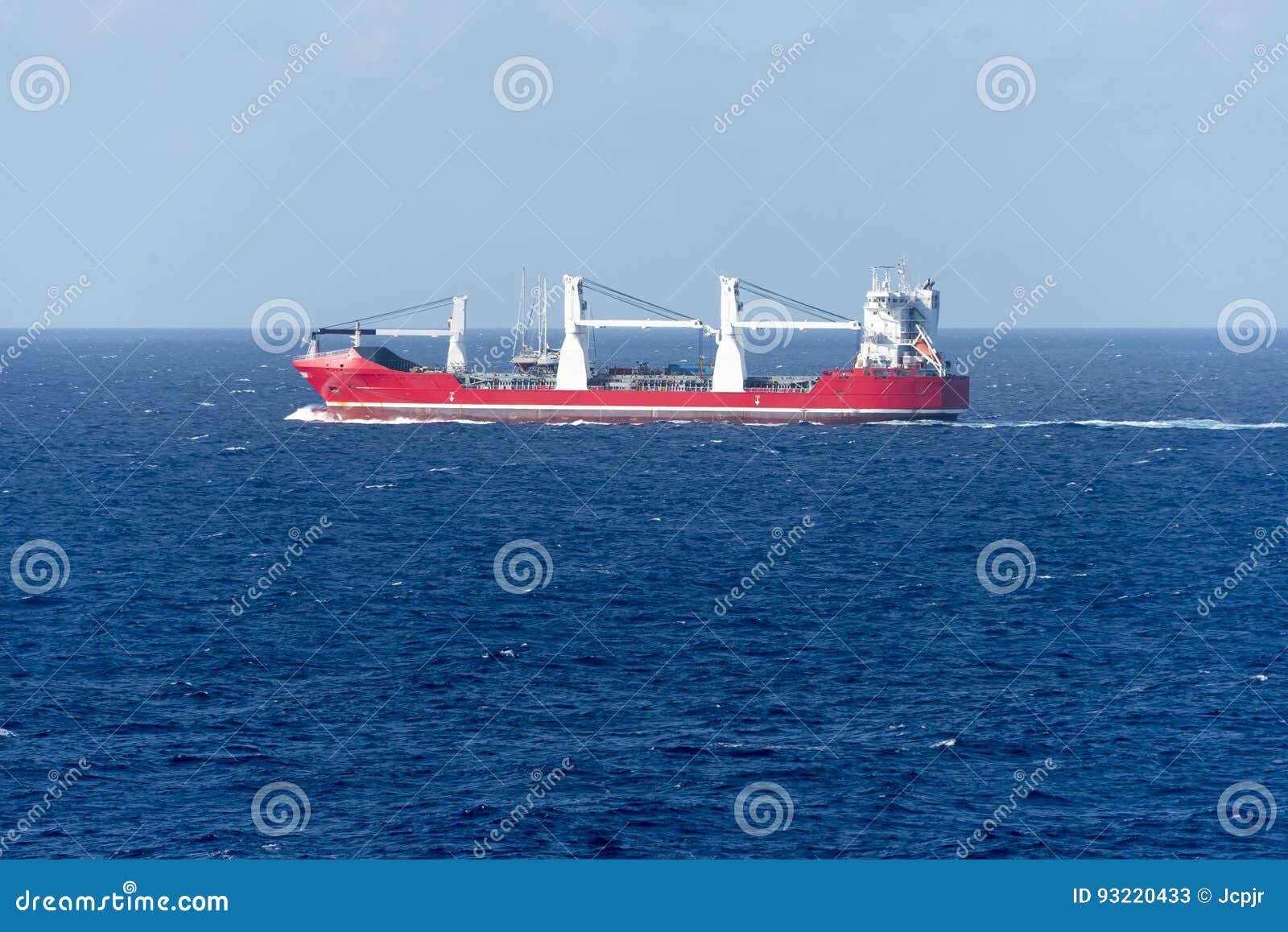 Heavy Lifting Ship stock image. Image of port, handling - 93220433