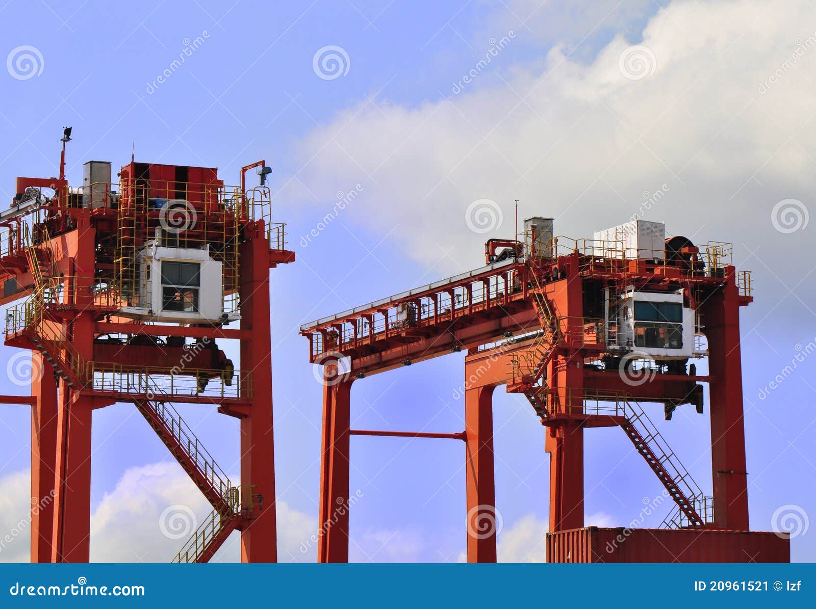 Heavy load cranes stock image. Image of gate, heavy, carrier - 20961521