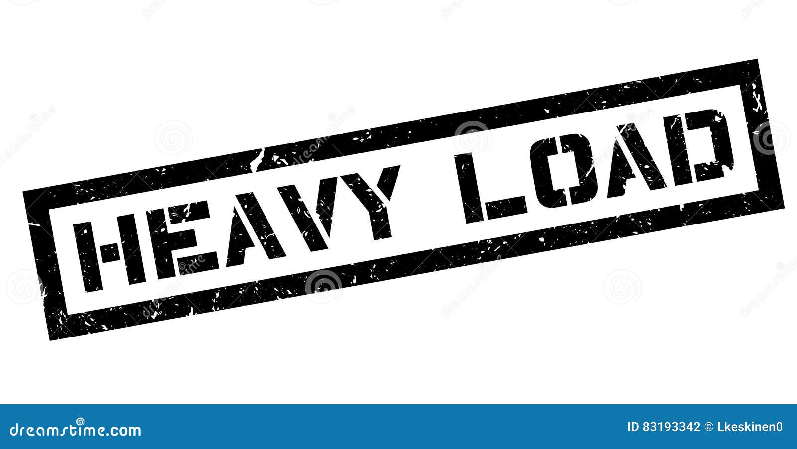 Heavy Load rubber stamp stock illustration. Illustration of ...