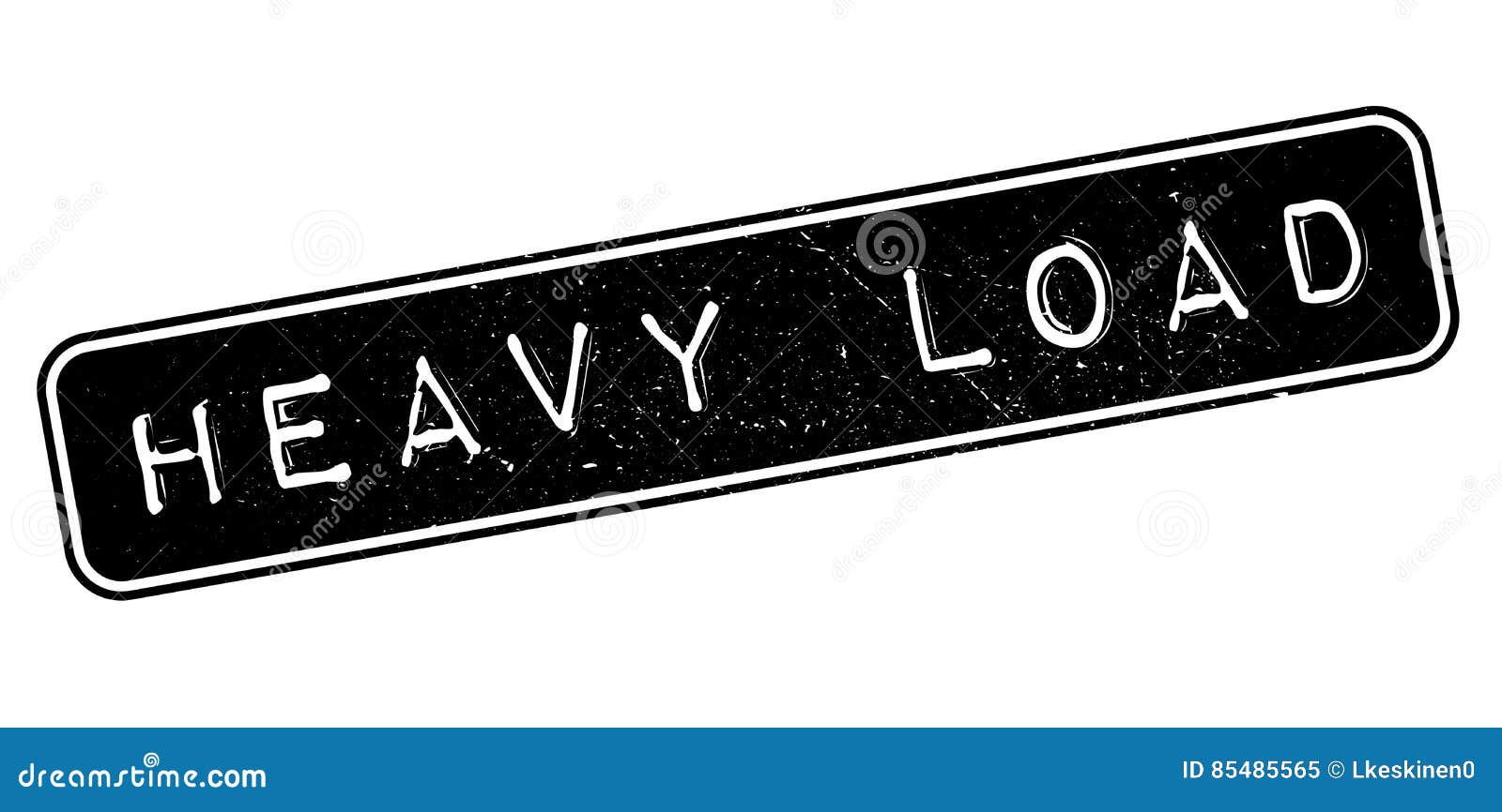 Heavy Load rubber stamp stock illustration. Illustration of forewarn ...
