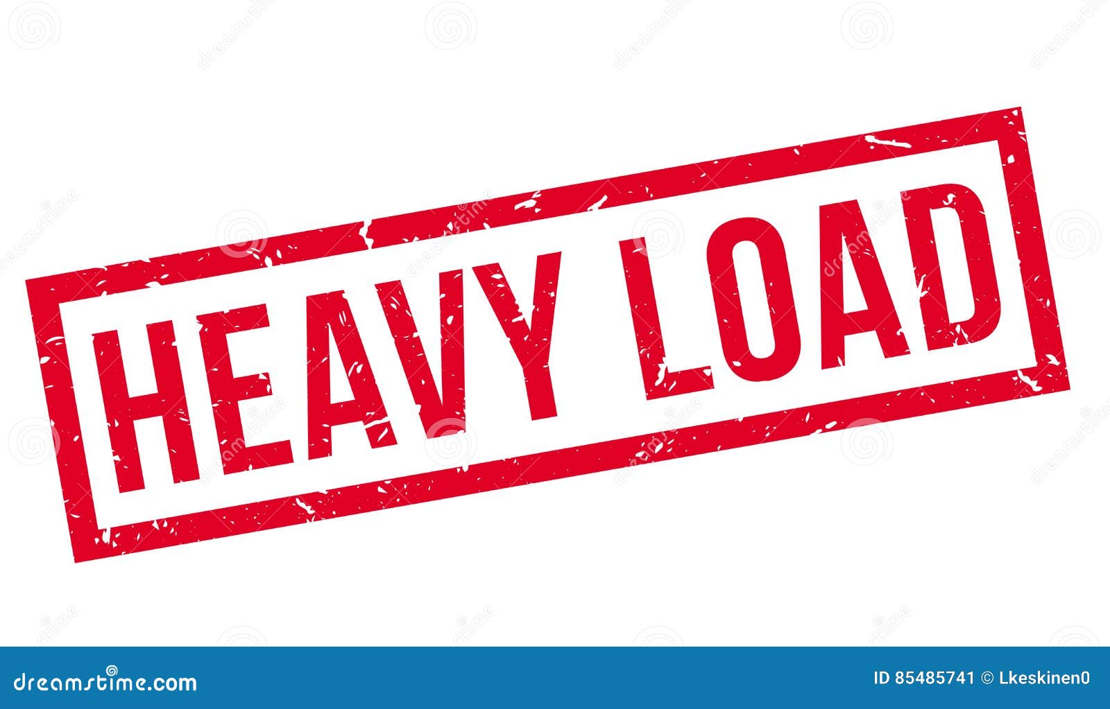Heavy Load rubber stamp stock illustration. Illustration of dangerous ...