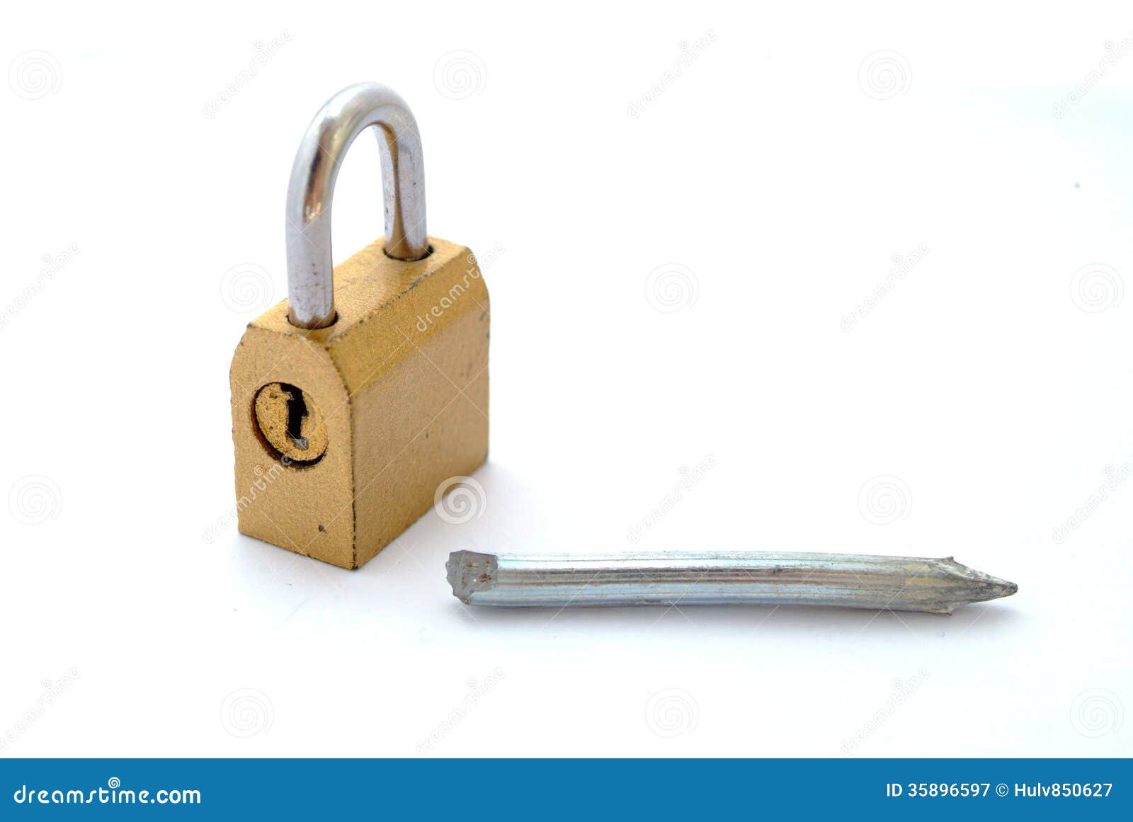 Heavy lock stock image. Image of hard, iron, gold, padlock - 35896597