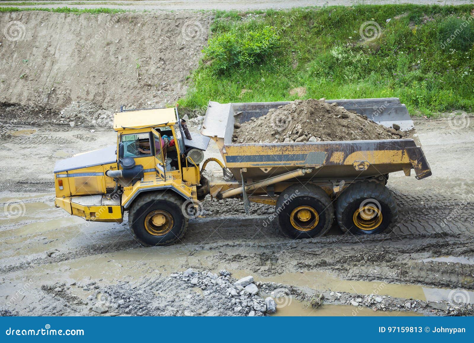 Heavy Machine for Carry Ground Stock Image - Image of large, ground ...