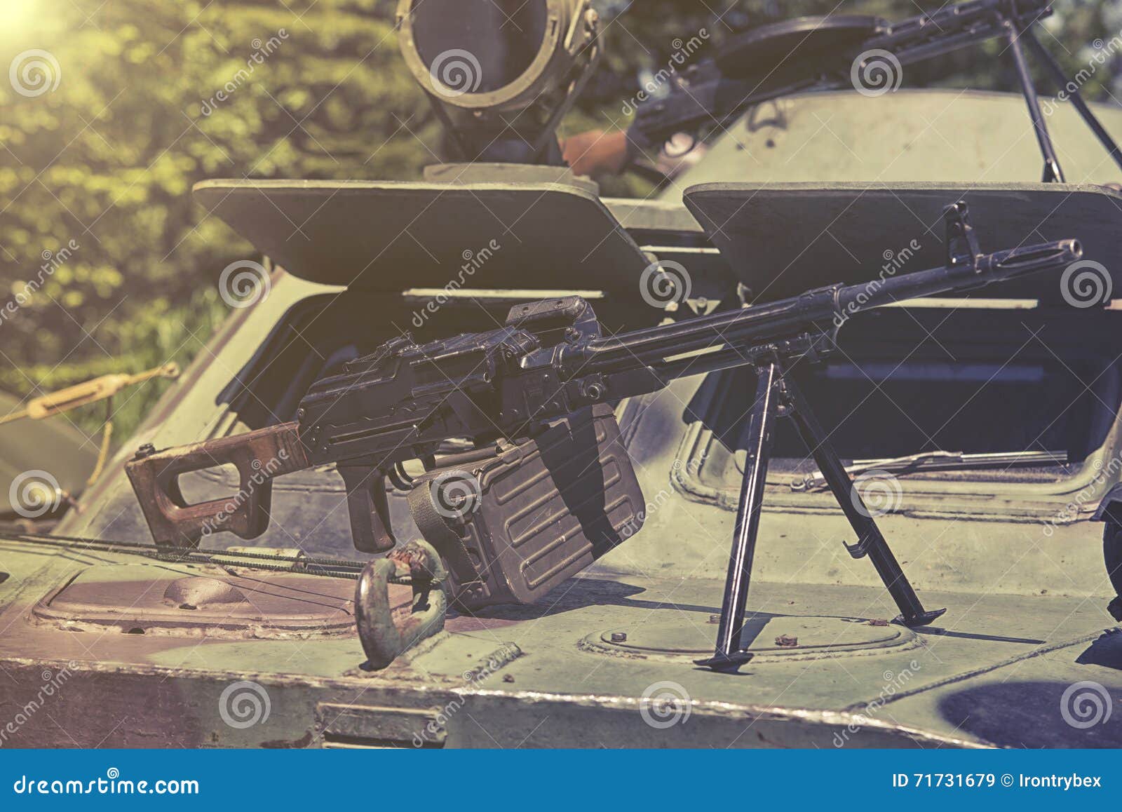 Heavy machine gun stock image. Image of close, clip, assault - 71731679