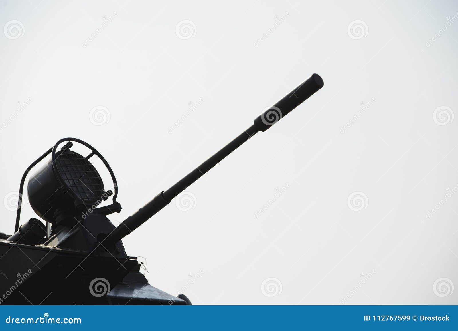 Heavy Machine Gun and Light with Copy Space Editorial Stock Image ...