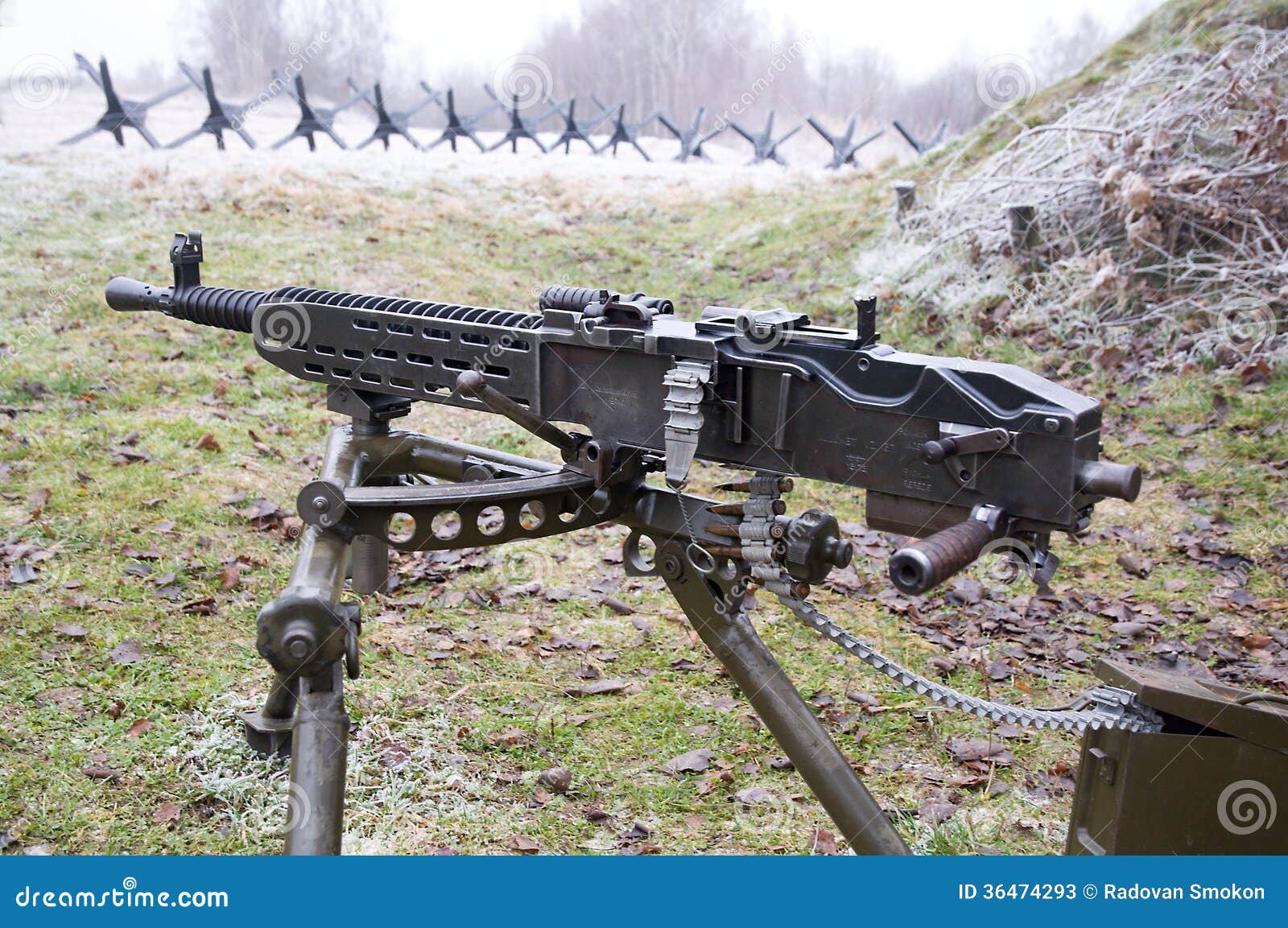 Heavy machine gun stock image. Image of caliber, cartridge - 36474293