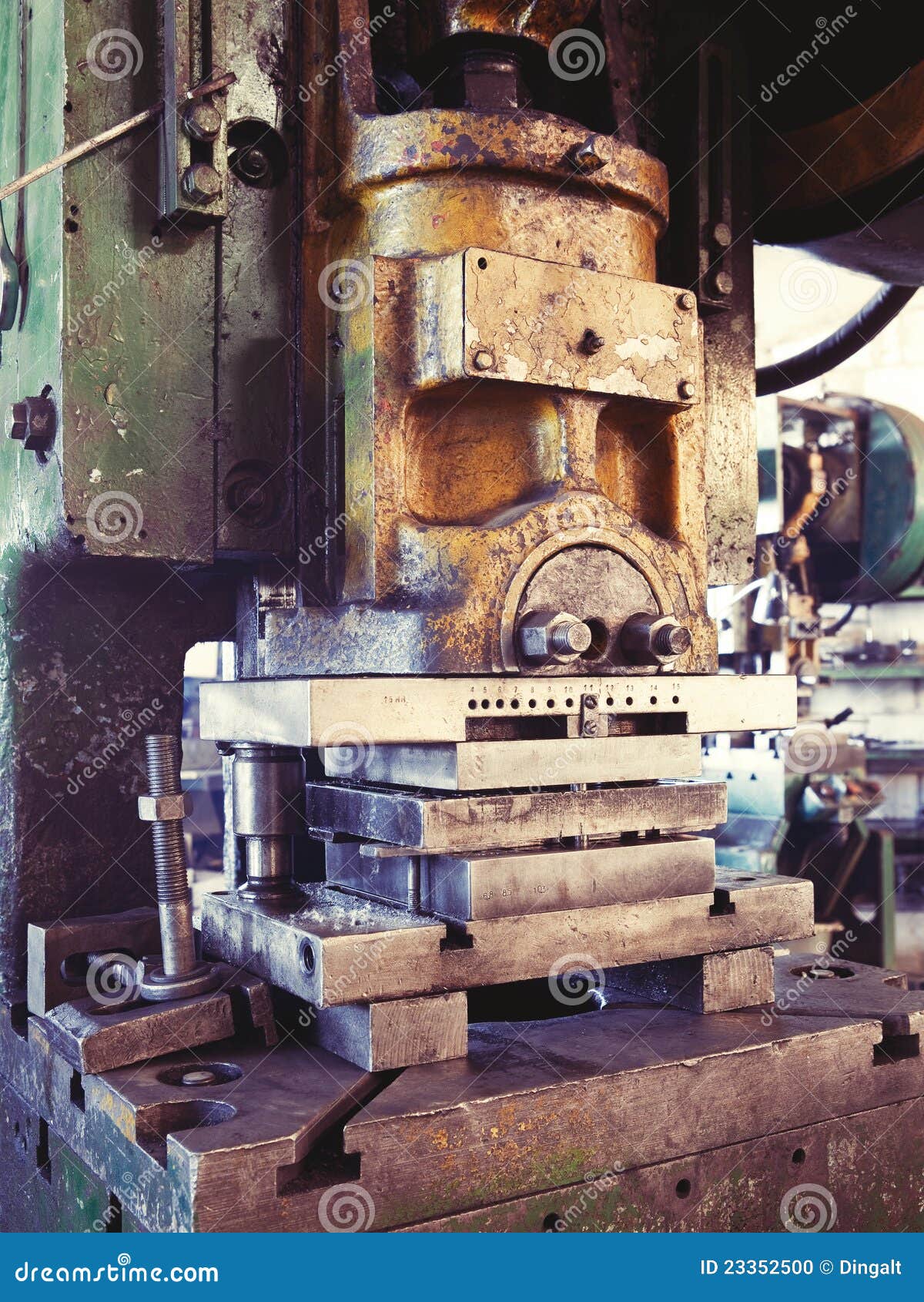 Heavy machinery stock photo. Image of metal, drill, construction - 23352500