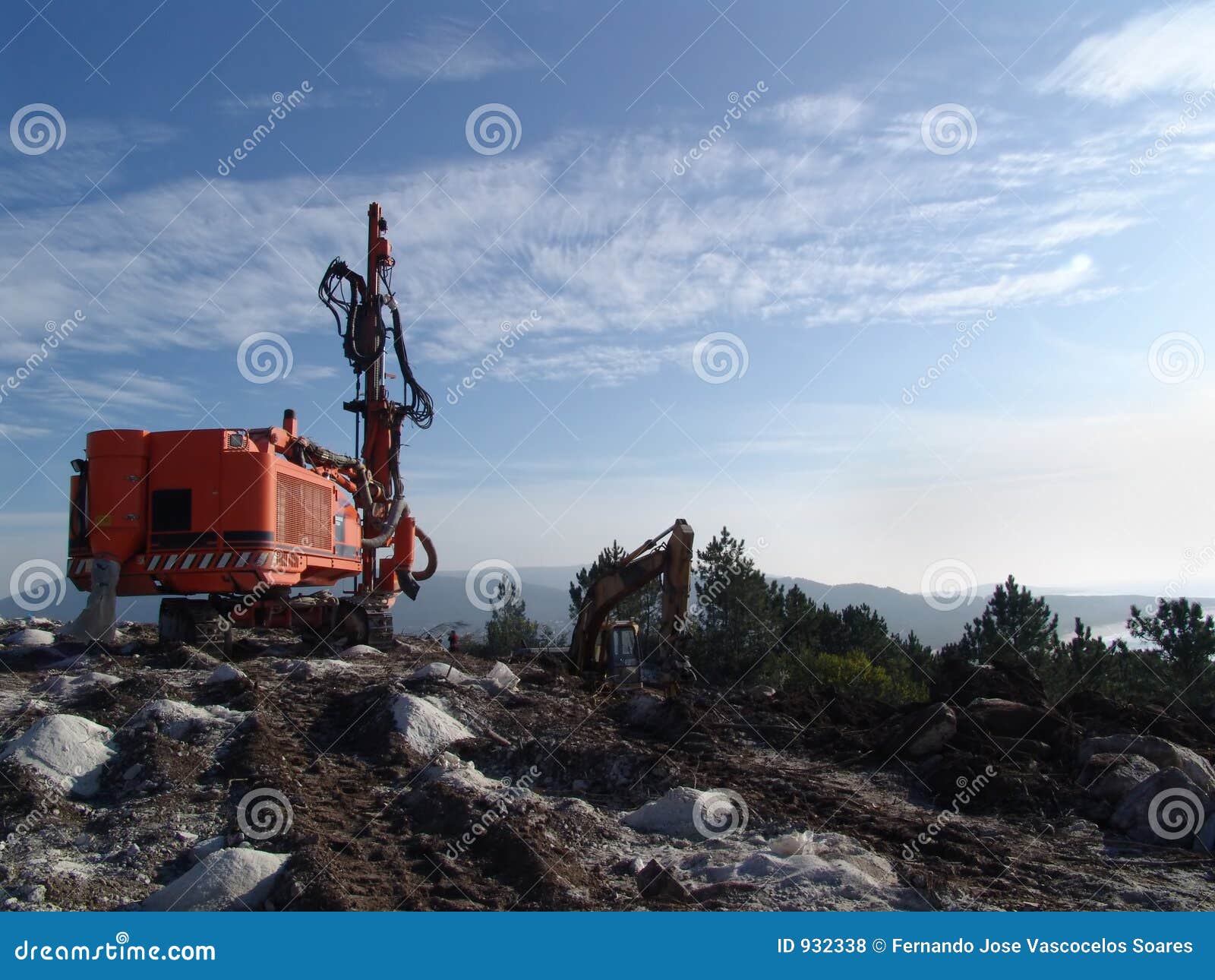 Heavy machinery stock photo. Image of duty, excavate, extreme - 932338