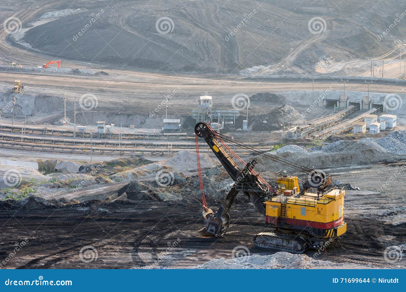 Heavy machinery stock photo. Image of earth, mining, industry - 71699644
