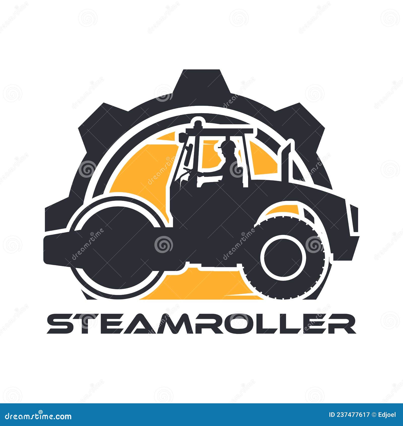 Soil Compactor, Flattener, Steamroller Icon. Element Of Color ...