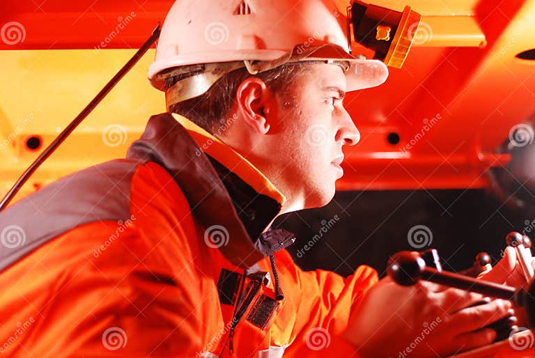 Heavy machinery operator stock image. Image of construction - 3820111