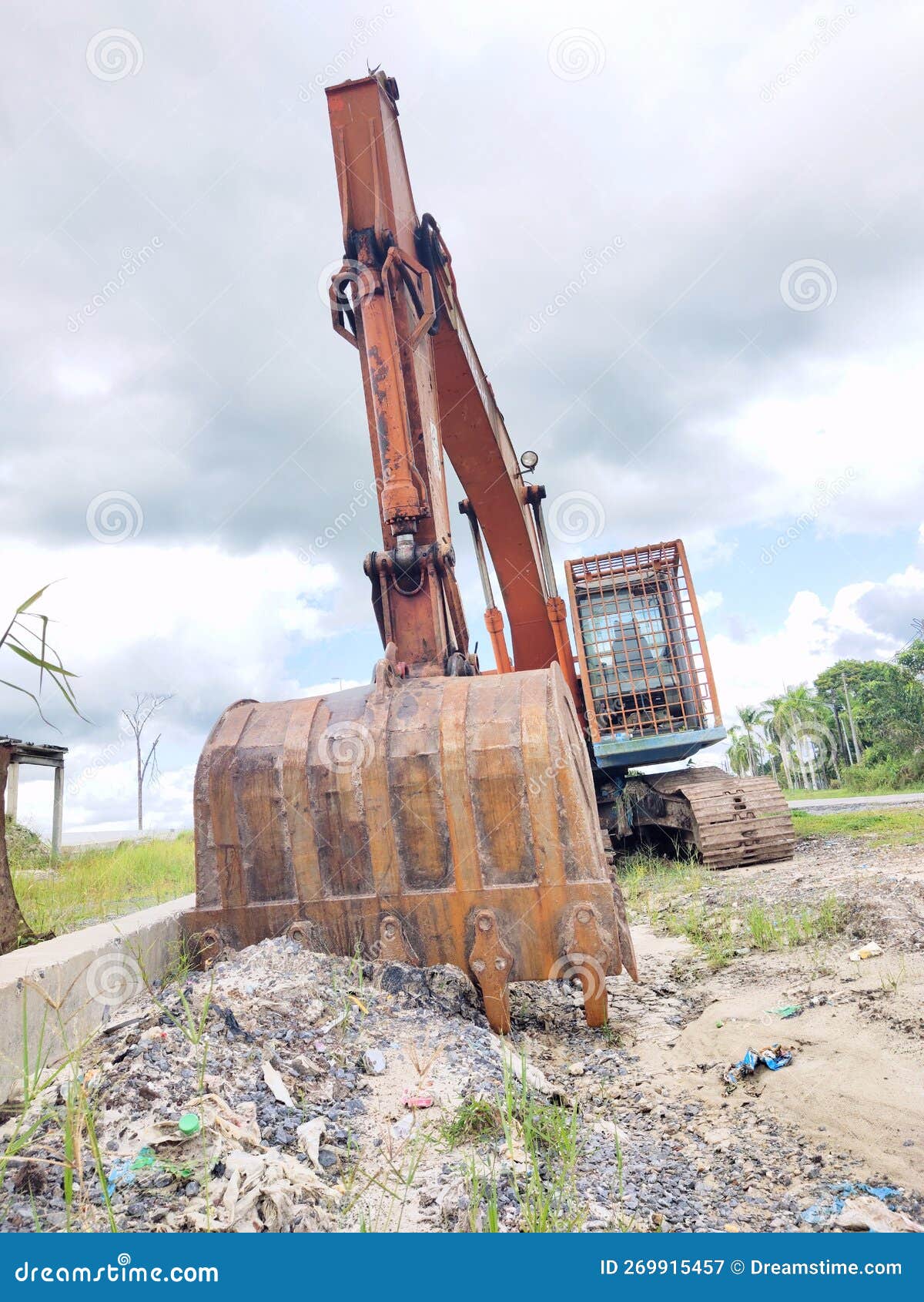 Heavy Machinery at Work Ready To Go Stock Image - Image of heavy, ready ...