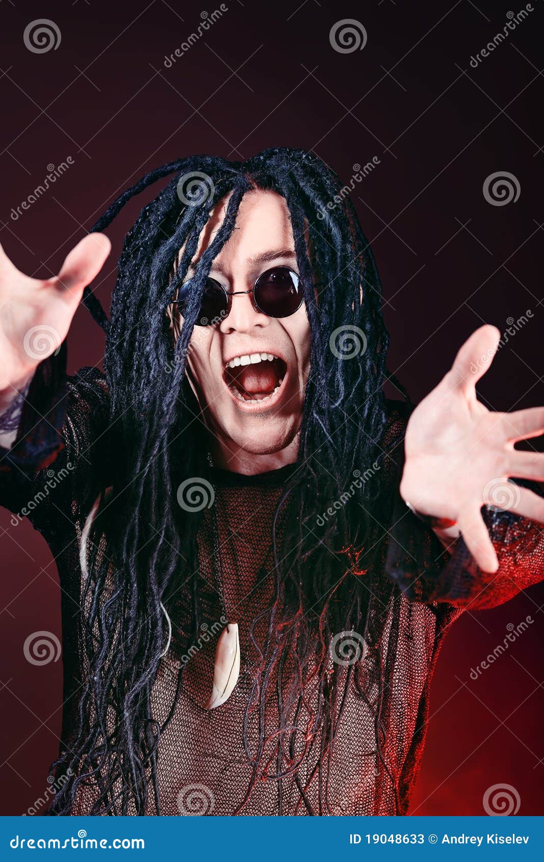 Heavy metal stock image. Image of black, glasses, performance - 19048633
