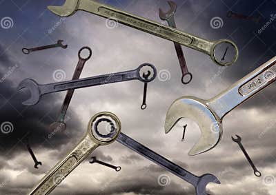 Heavy metal stock photo. Image of tool, falling, stormy - 2728364