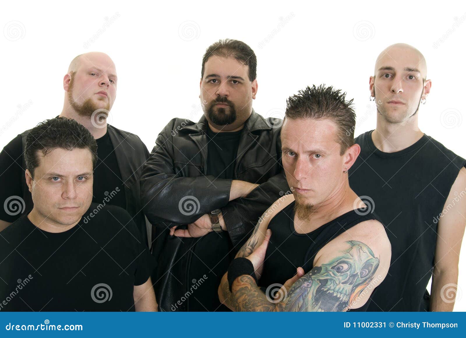 Heavy metal band stock image. Image of tattoo, gang, tough - 11002331