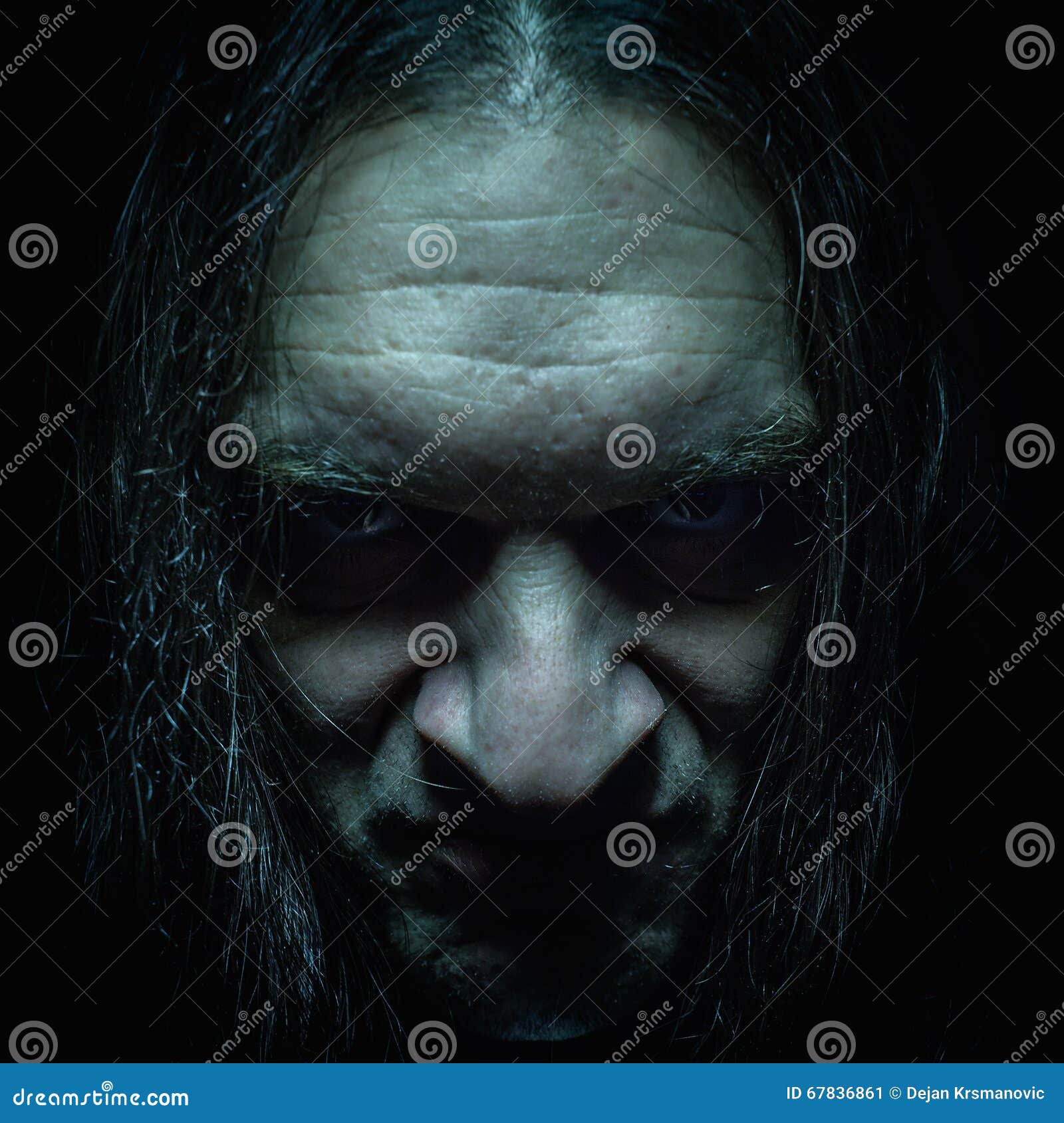 Heavy Metal Portrait stock image. Image of details, face - 67836861