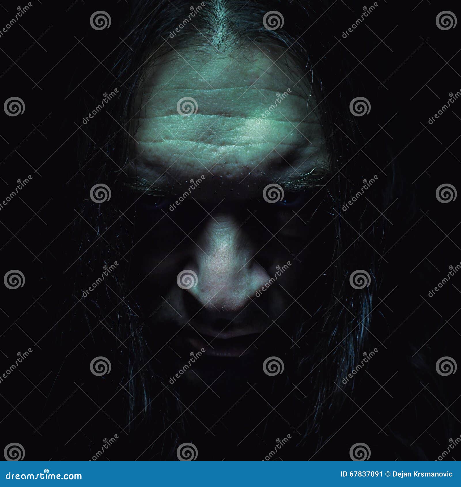 Heavy Metal Portrait stock image. Image of hate, crazy - 67837091