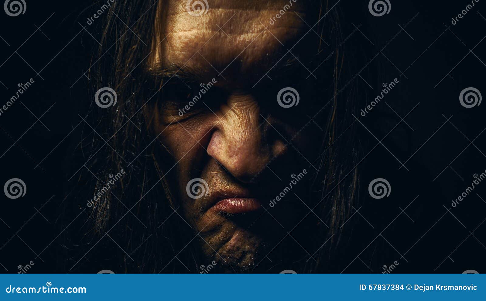 Heavy Metal Portrait stock photo. Image of frustration - 67837384