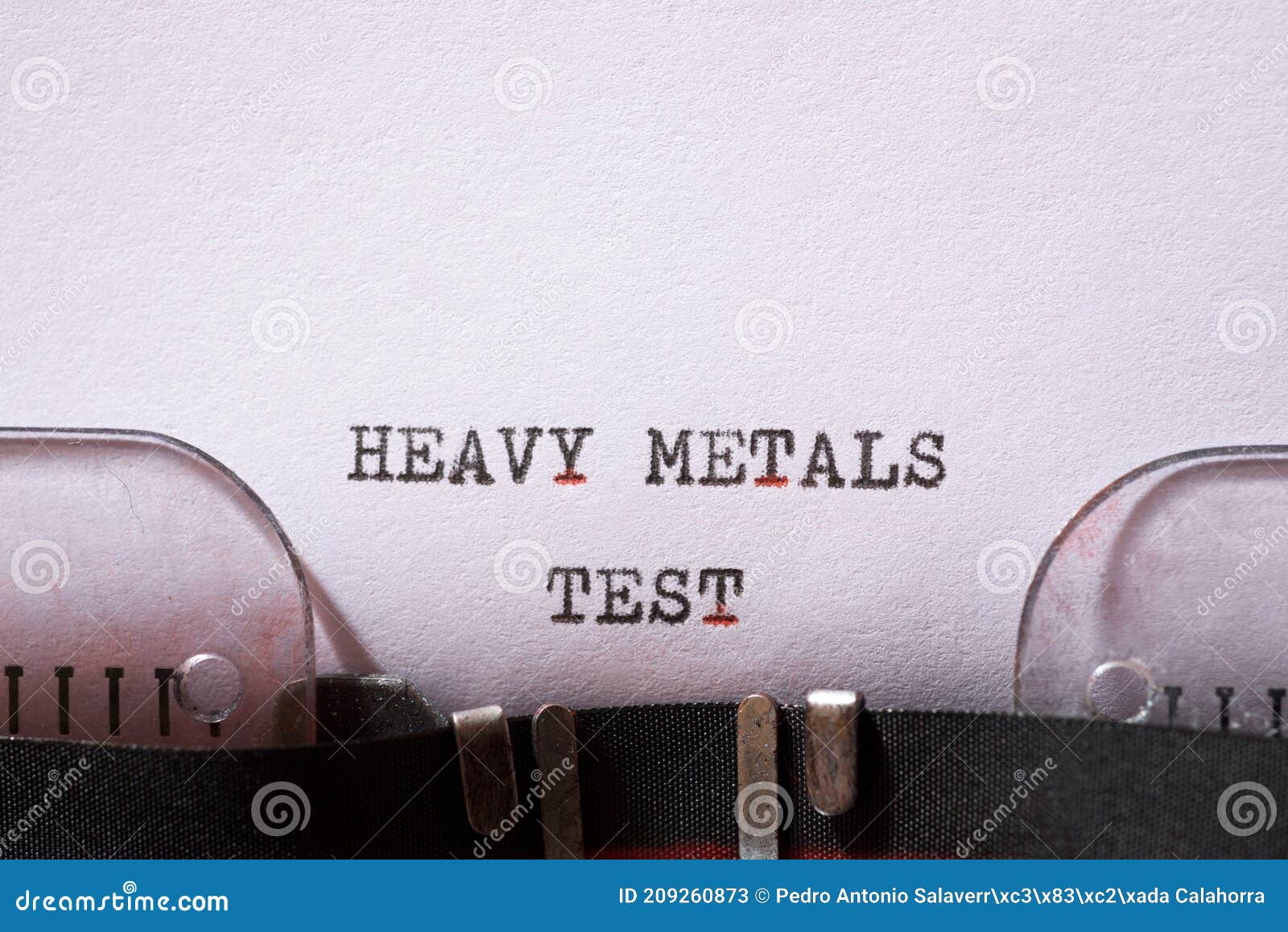 Heavy metal test stock image. Image of metal, phrase - 209260873