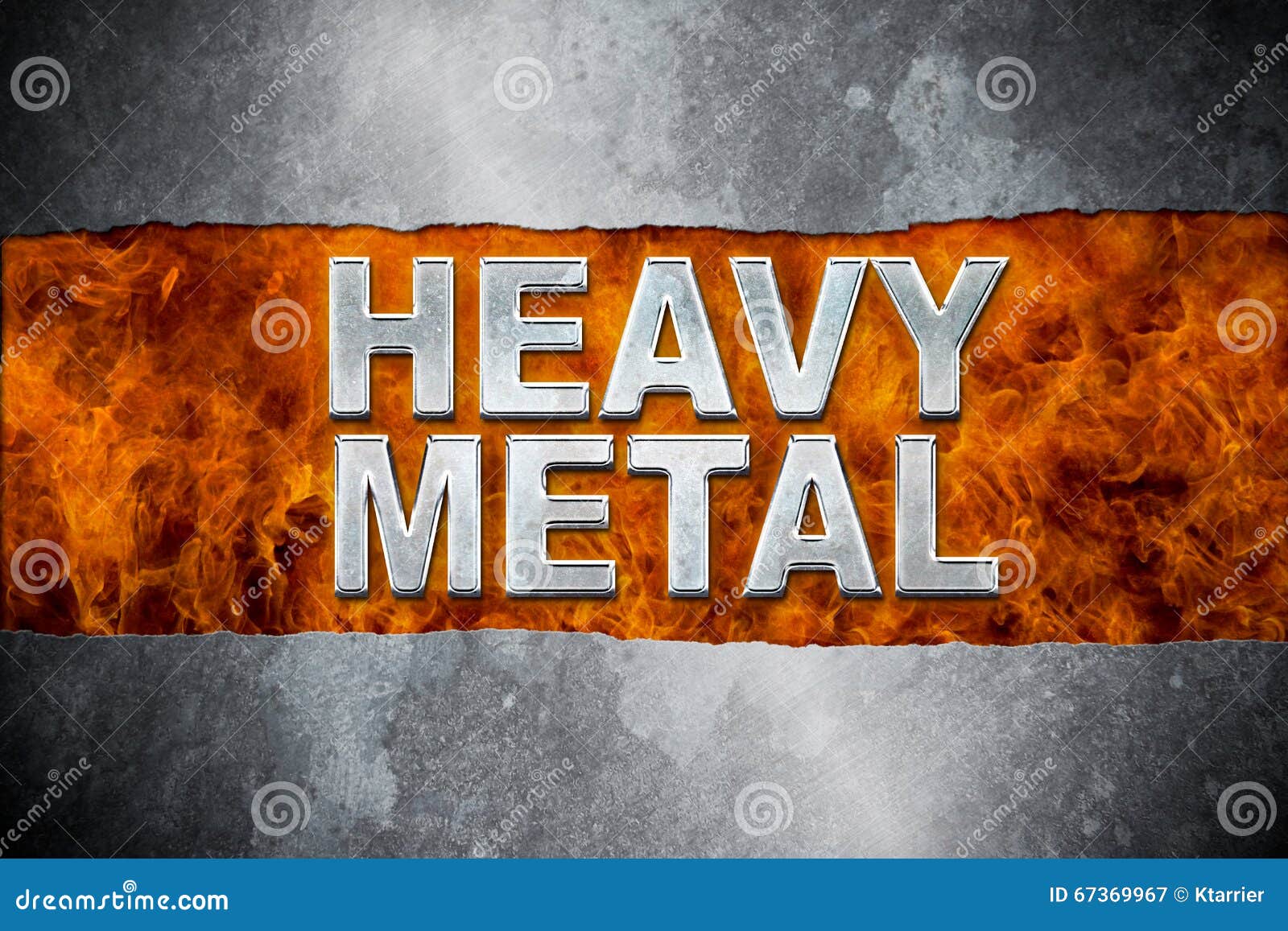 Heavy Metal Themed Background Stock Illustration - Illustration of ...