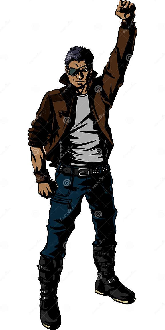 Heavy metall pose stock vector. Illustration of metal - 49016553