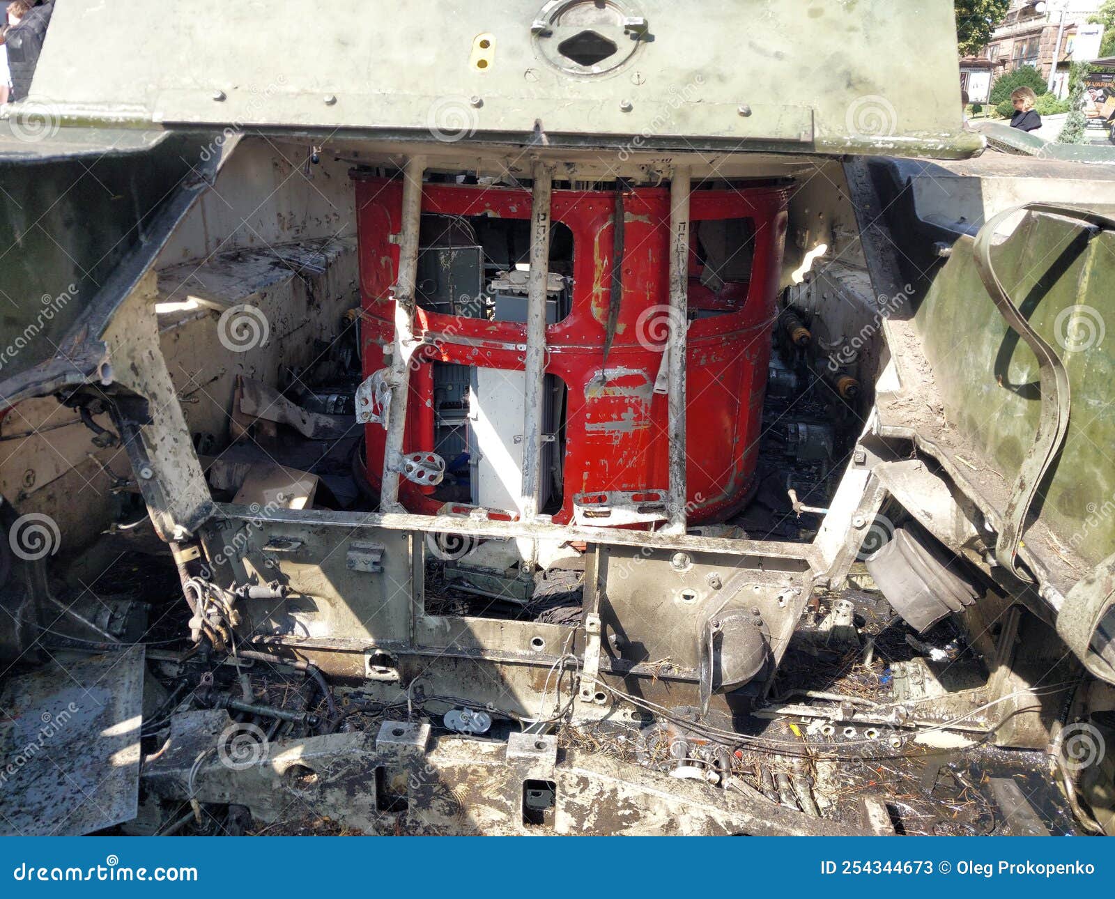 Heavy Military Equipment Destroyed in Battle Stock Image - Image of ...