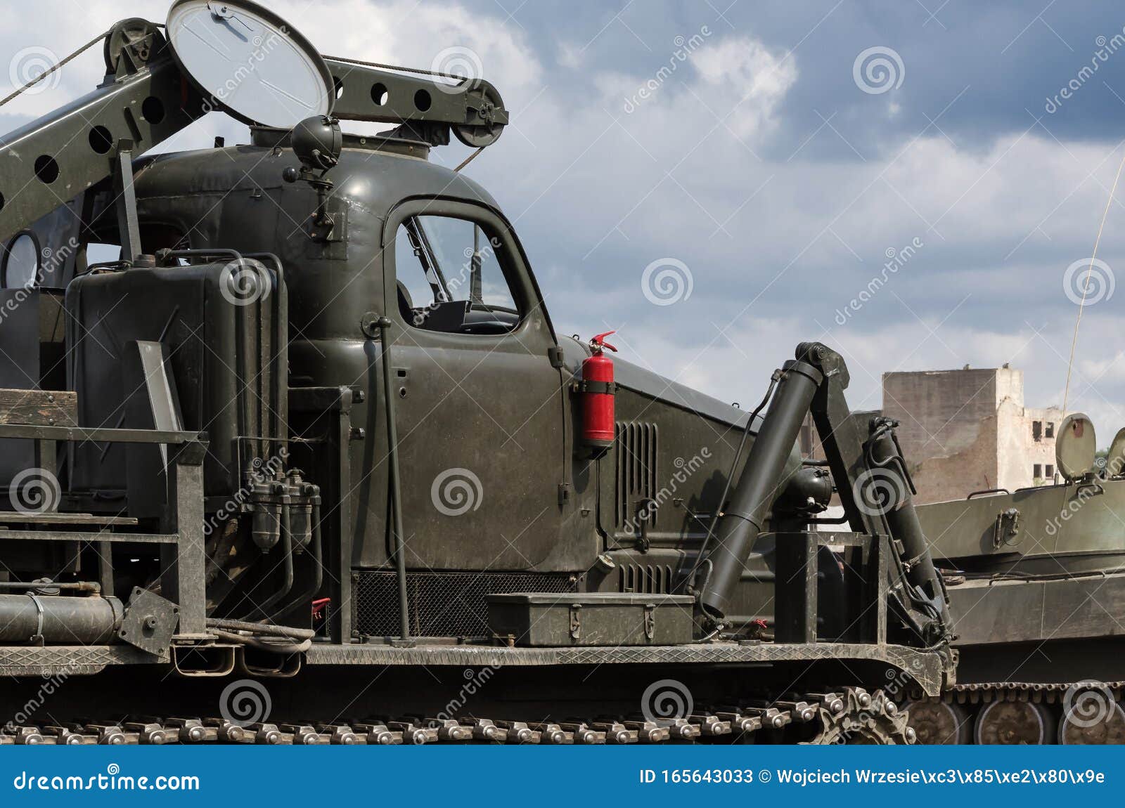 HIGHT SPEED TRACK DOZER stock image. Image of dozer - 165643033