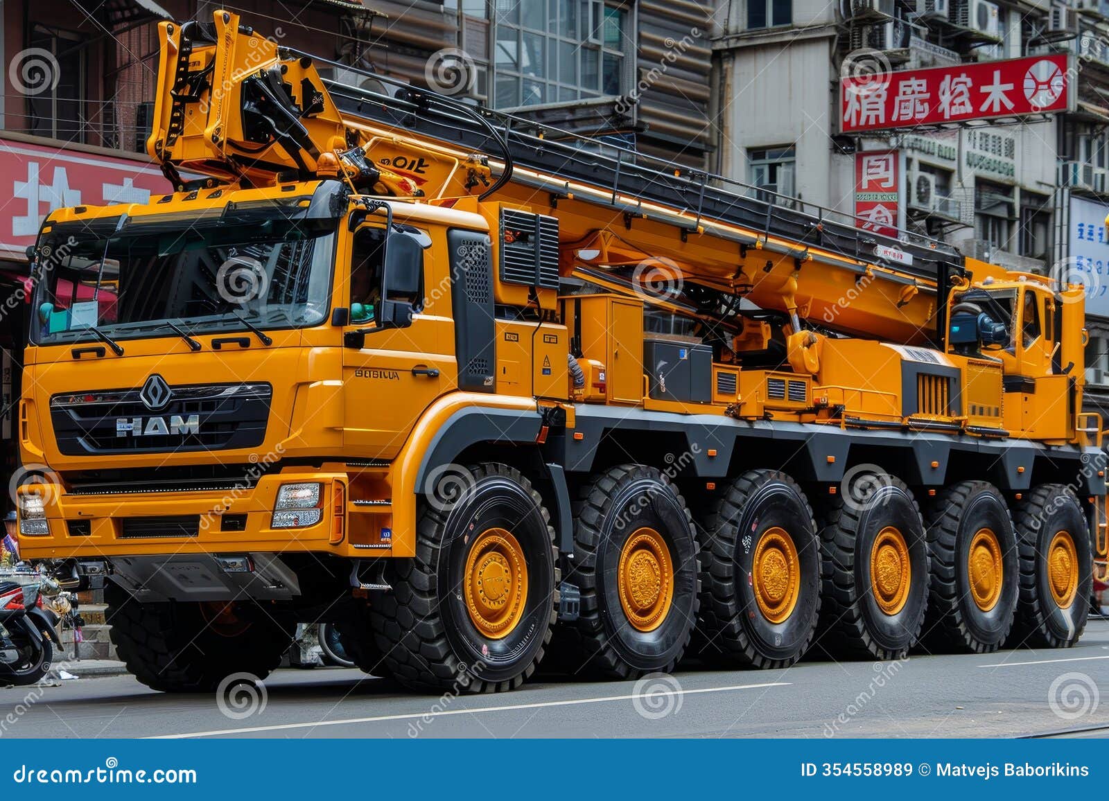 Heavy Mobile Crane Utilized for Lifting Operations at Tunnel Diversion ...