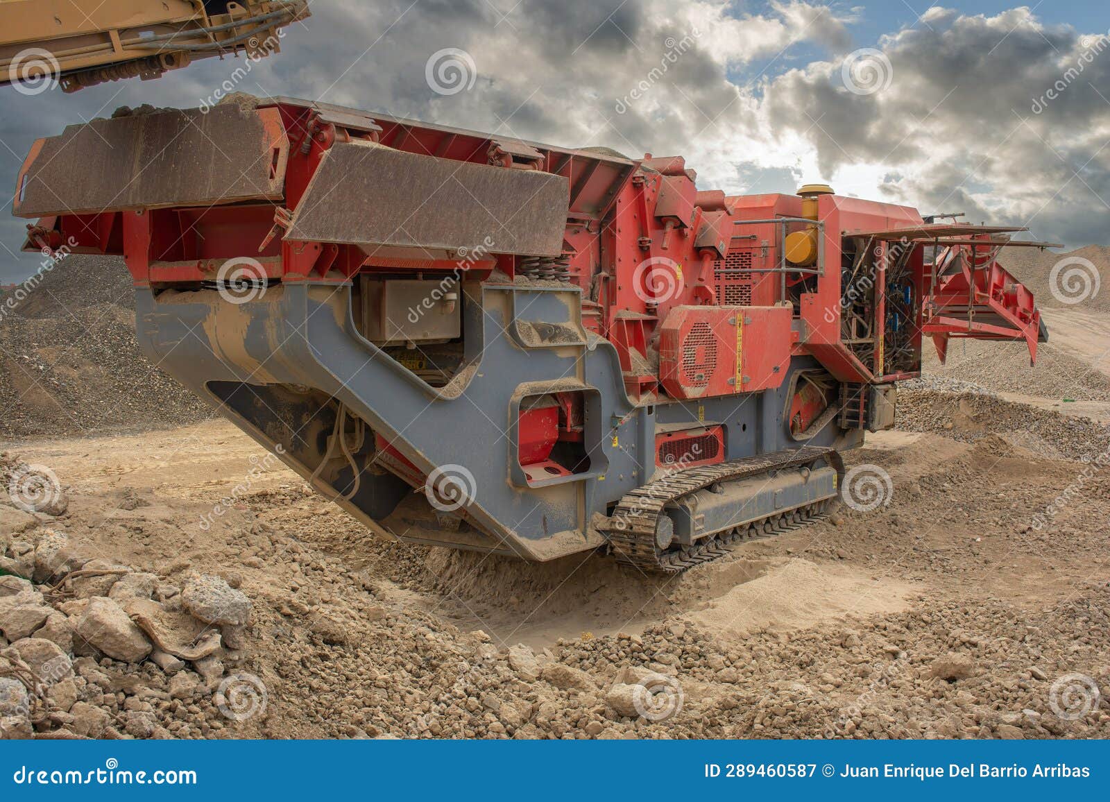 Heavy and Mobile Machinery in a Quarry To Transform Stone into ...