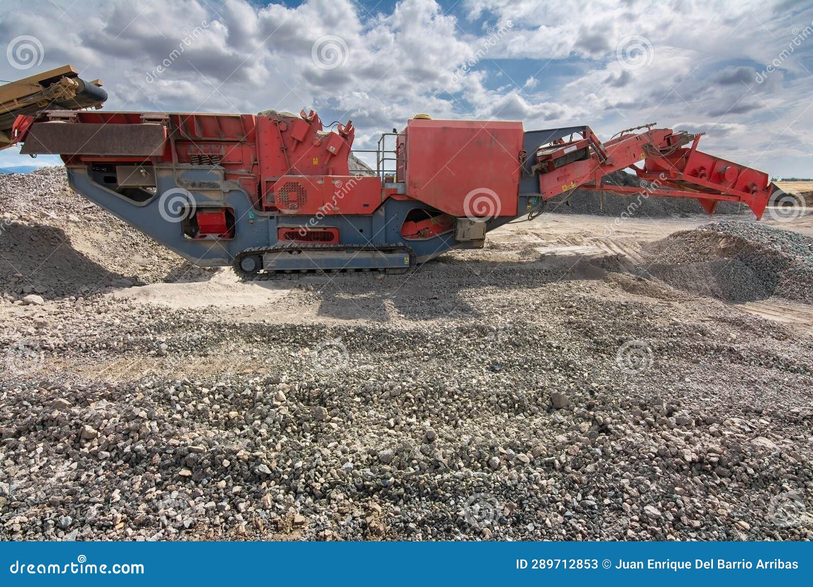 Heavy and Mobile Machinery in a Quarry To Transform Stone into ...