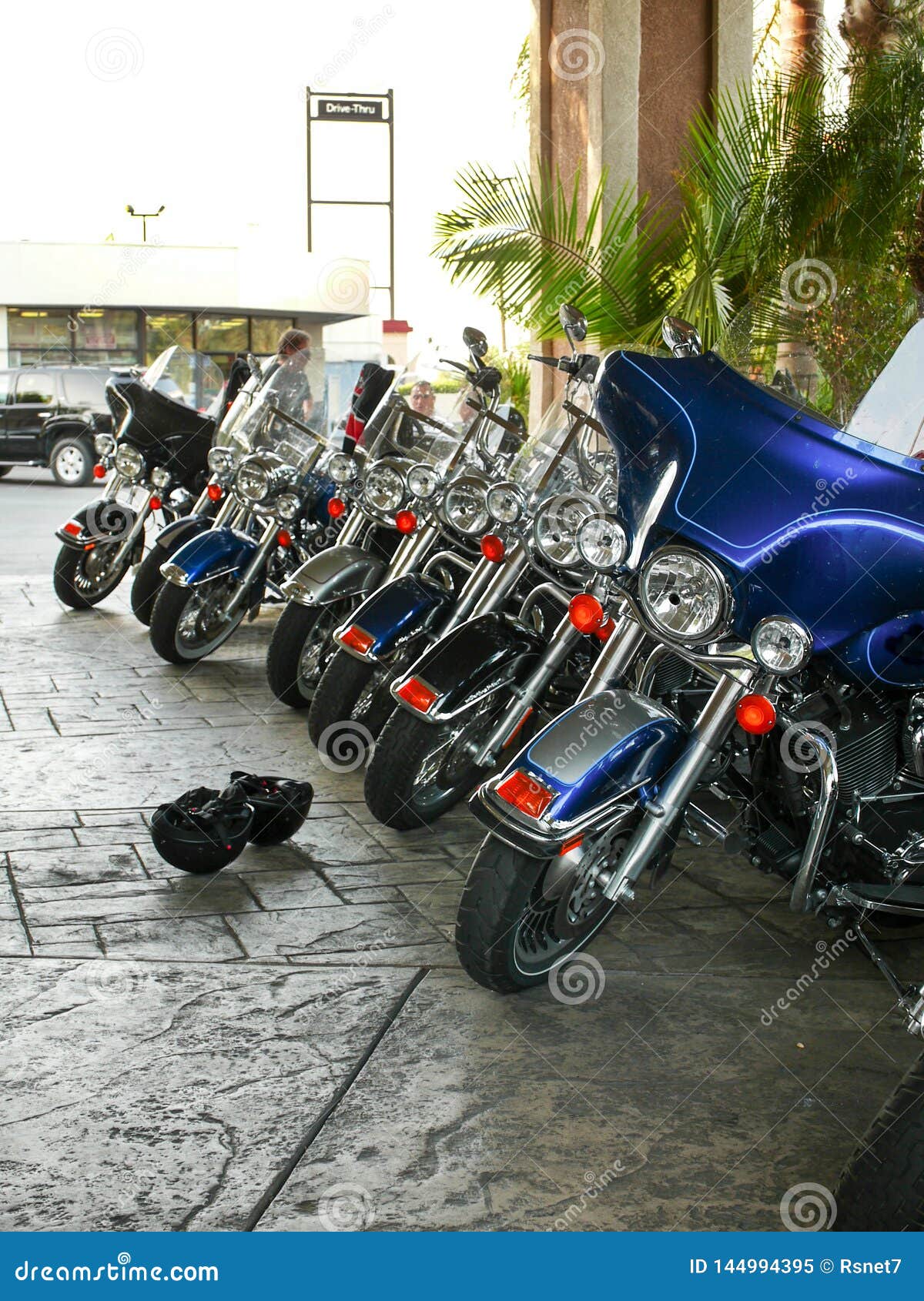 Heavy Motorcycles are Lined Up Stock Image - Image of bike, color ...