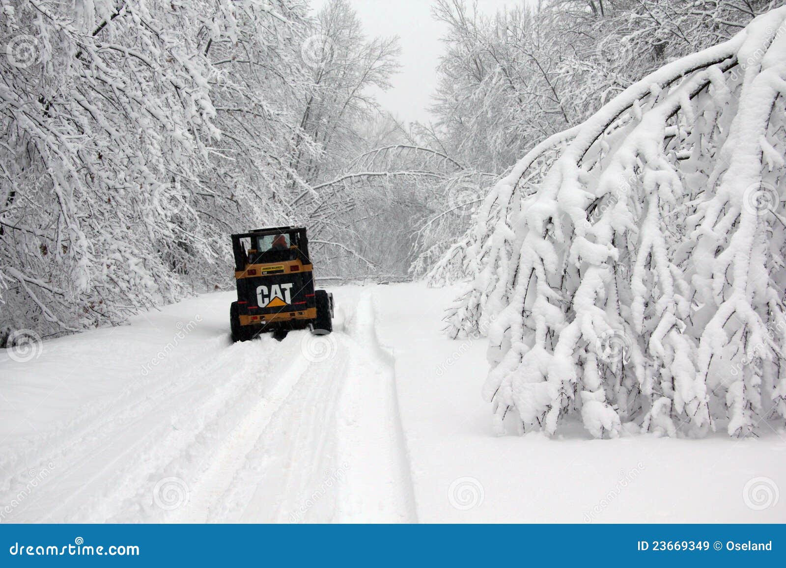 Heavy Northern Michigan Snowfall Editorial Stock Image - Image of ...