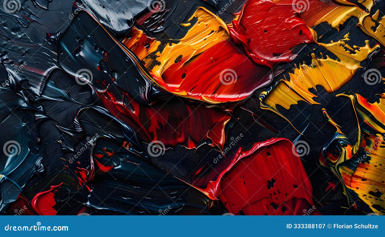 Heavy Oil Paint Texture Background Abstract Dark Color Stock ...