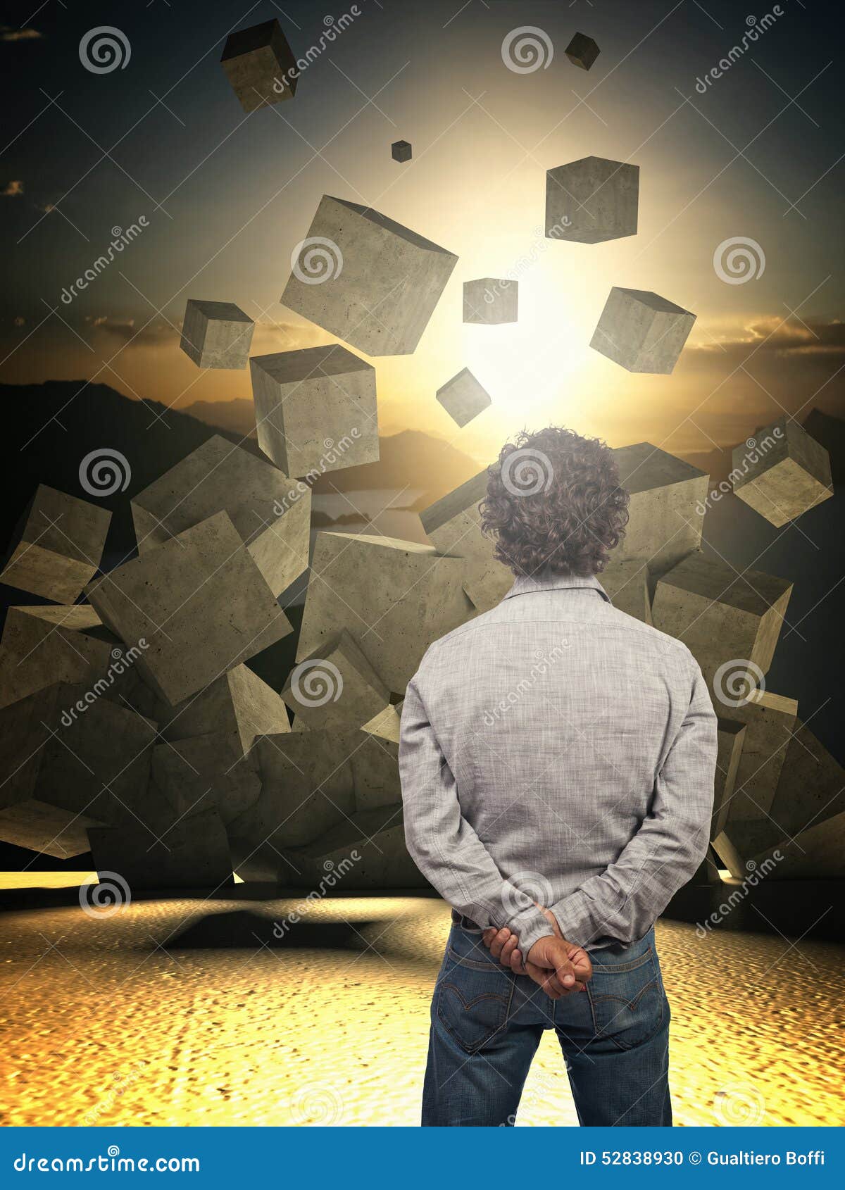 Heavy problems stock photo. Image of back, denim, fall - 52838930