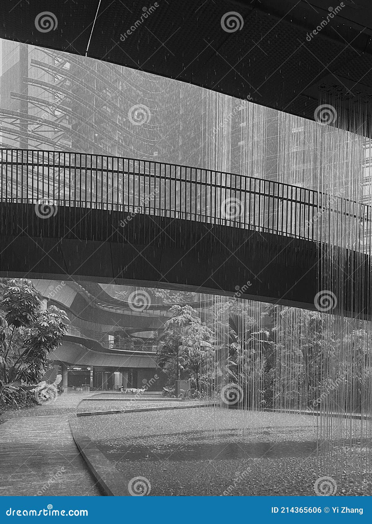Layers of the Rain stock photo. Image of atrium, modern - 214365606
