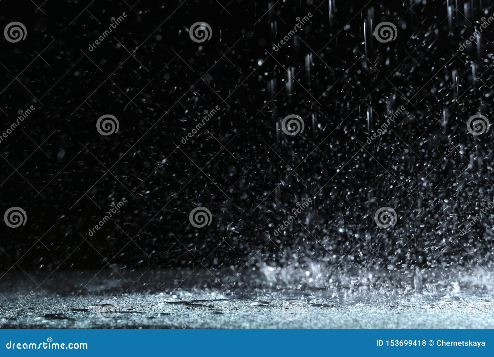 Rain Falling Down From The Sky