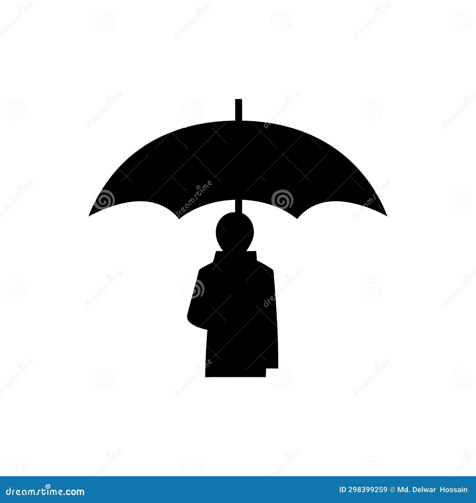 Heavy rain icon stock vector. Illustration of storm - 298399259