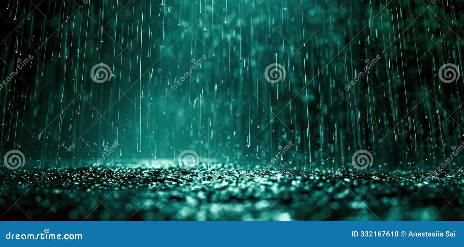 Heavy rain in nature stock photo. Image of cold, outdoor - 332167610